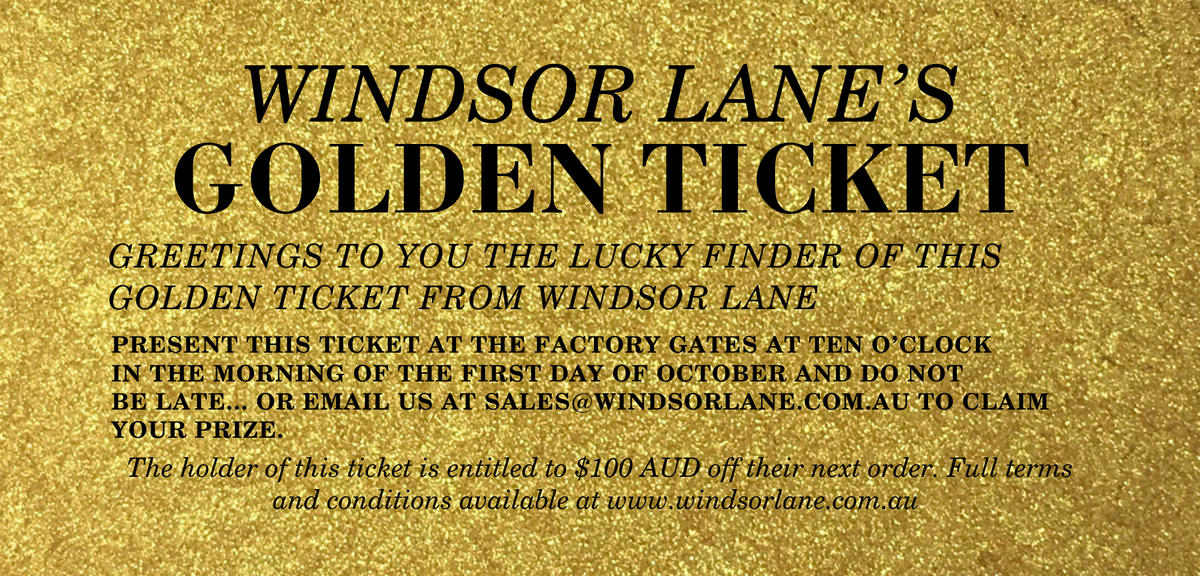 Will you find a Windsor Lane golden ticket?