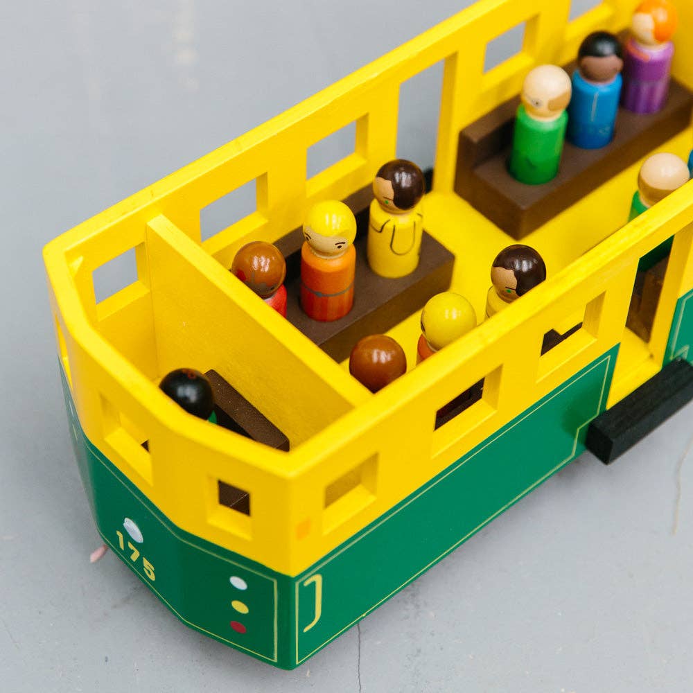 Wooden Melbourne Tram Toy – Windsor Lane